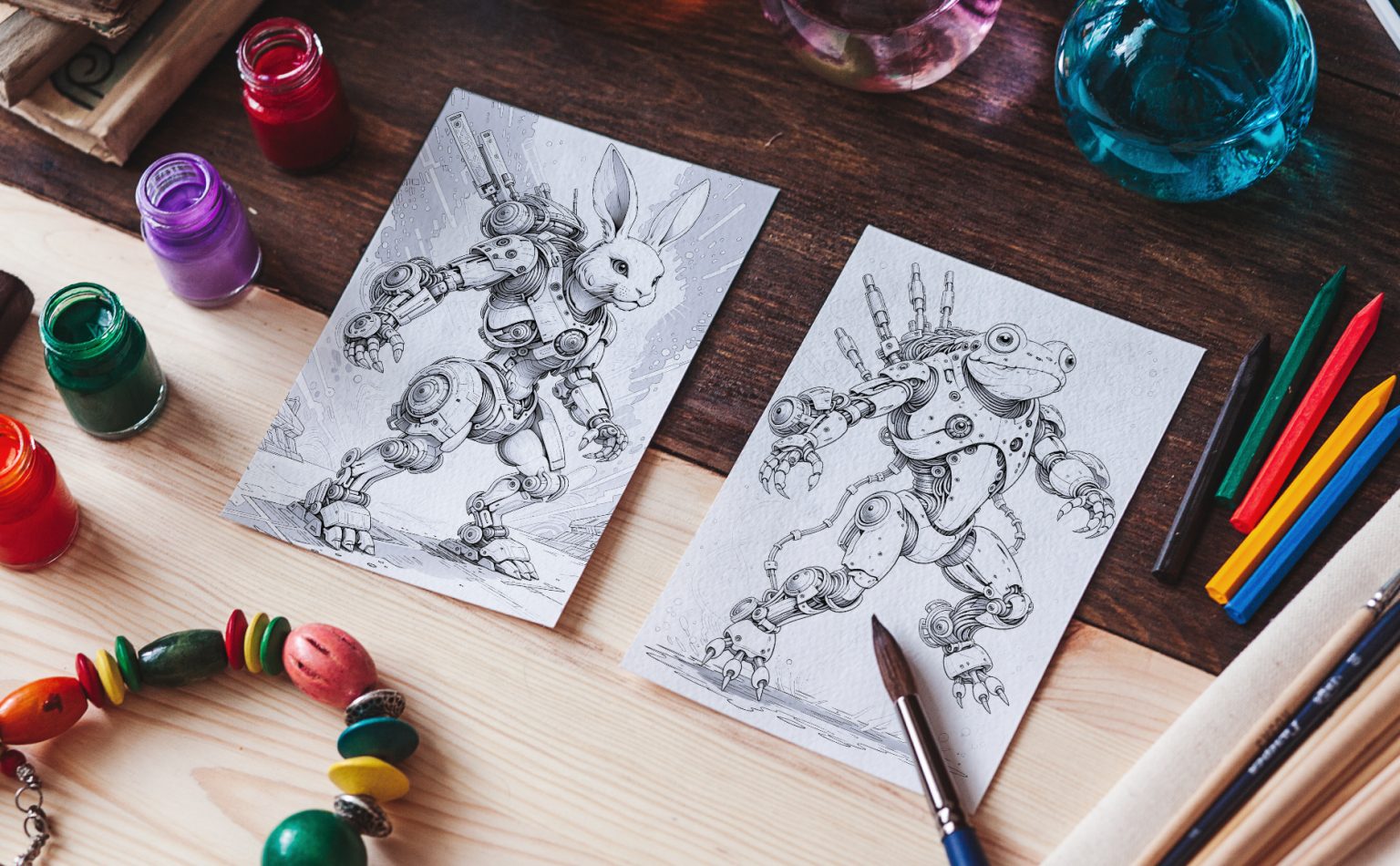 Apocalyptic Beasts Coloring Book – Coloring Bloom