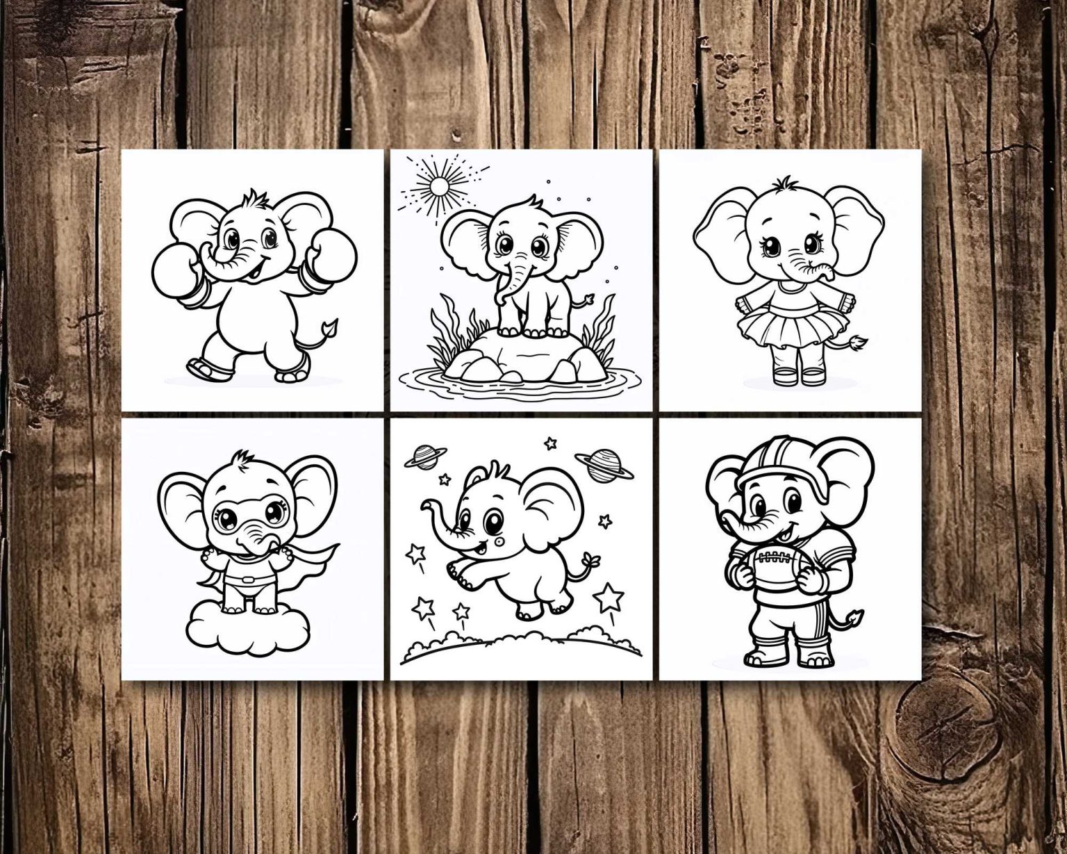 Free Coloring Pages: Unleashing Creativity with Elephant Pals (Free PDF ...