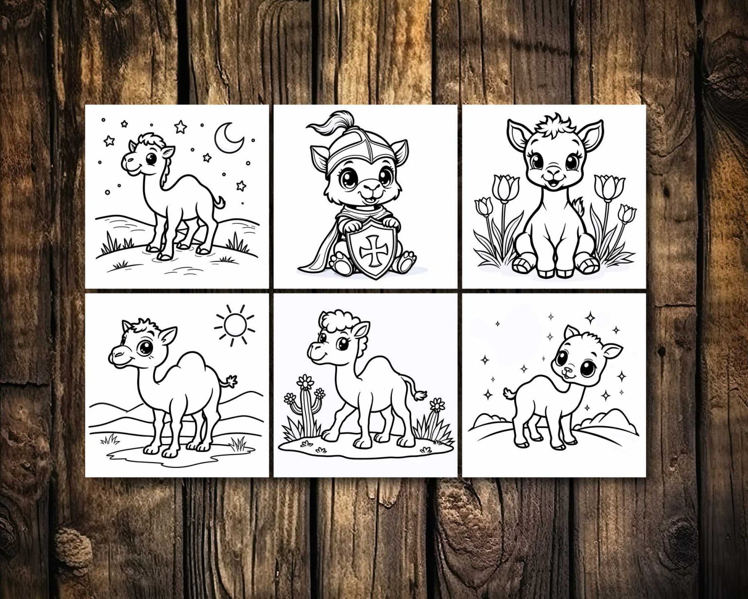 Free Coloring Pages: Discover the World of Cute Camel Adventures for Kids (Free PDF Printables ...